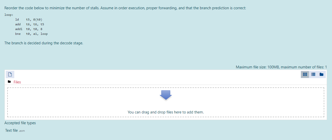 Solved Reorder the code below to minimize the number of | Chegg.com