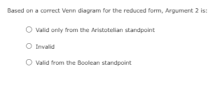Solved 7. Reducing Terms and Testing for Validity - Venn | Chegg.com