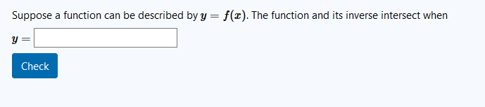 Solved Suppose a function can be described by y = f(T). The | Chegg.com