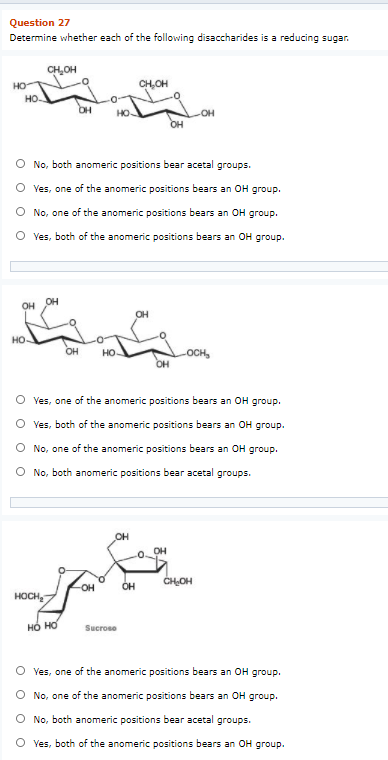 Solved Question 25 Select correct pair of epimers formed | Chegg.com