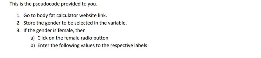 Solved Selenium Python help!! Program Requirements: The | Chegg.com