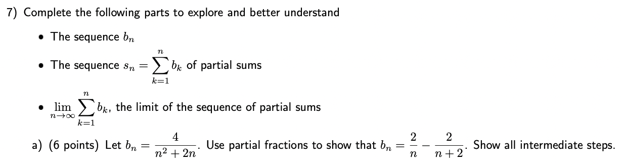 Solved 7) Complete the following parts to explore and better | Chegg.com