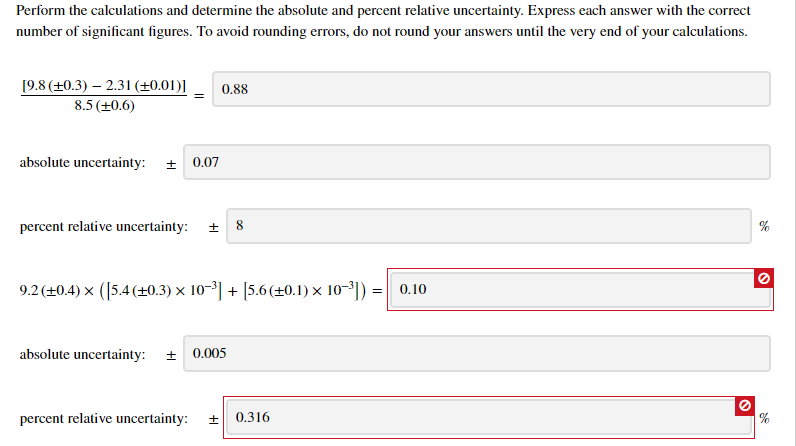 Solved Perform the calculations and determine the absolute | Chegg.com Solved Perform the calculations and determine the absolute | Chegg.com