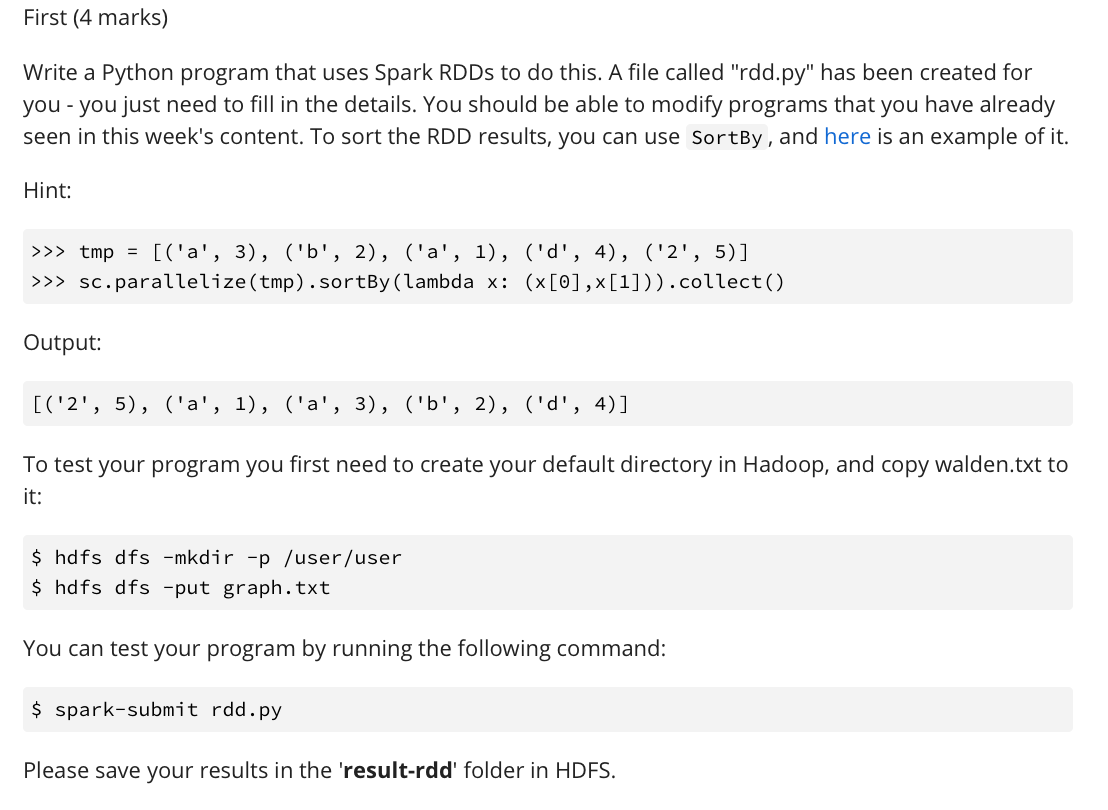 Solved In The Task Is To Answer A ion Using Python With Chegg