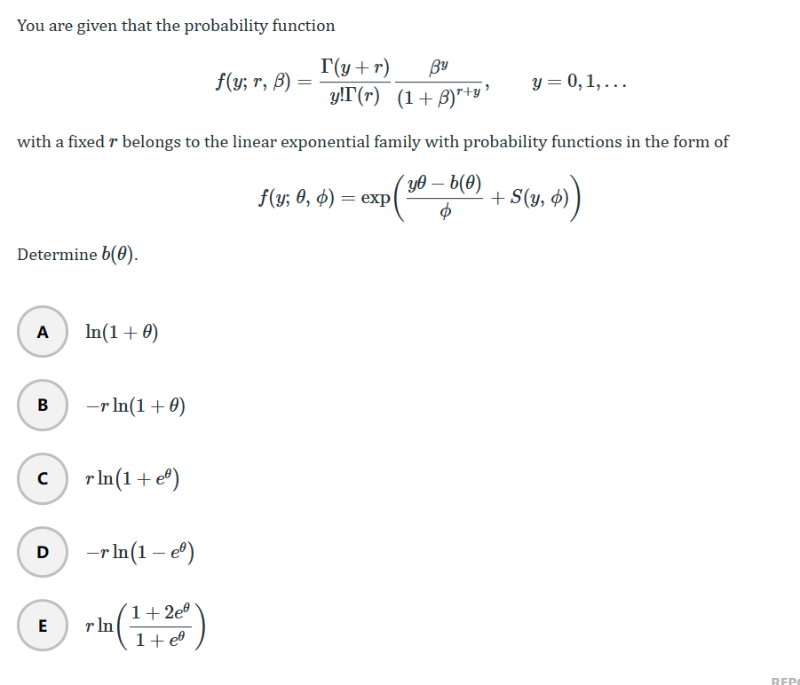 Solved You are given that the probability function | Chegg.com