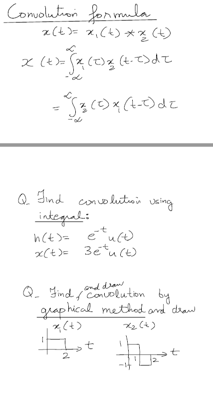 Solved Convolution formula a(t)= x,(t) *x(+) X (+) ( = Są | Chegg.com