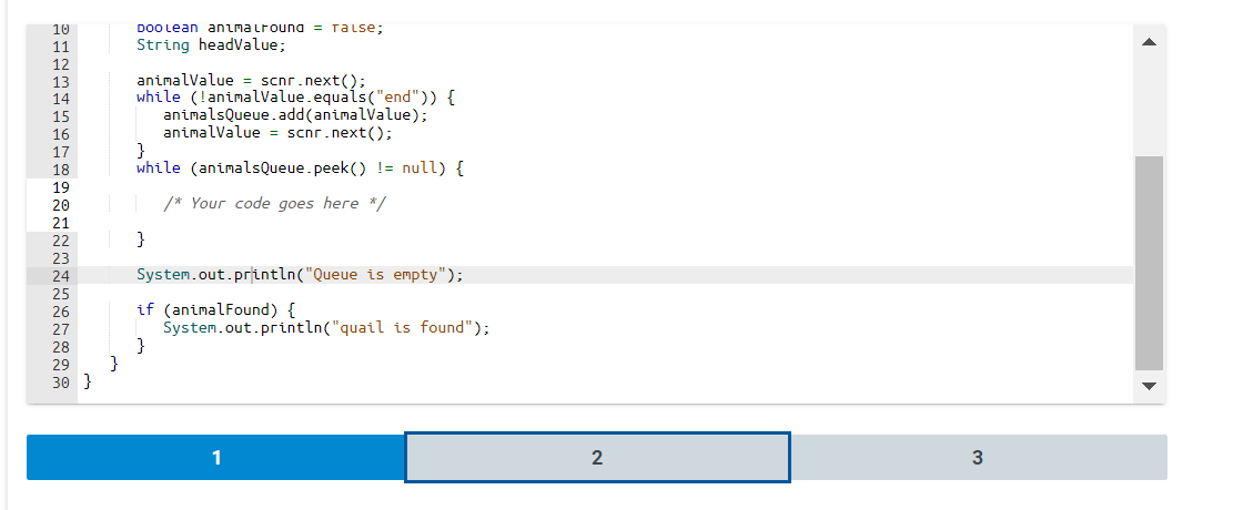 Solved Variable animalsQueue is a Queue of type String. | Chegg.com