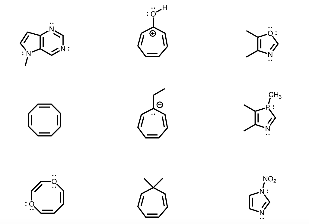Solved Classify each ring as being aromatic, anti-aromatic, | Chegg.com