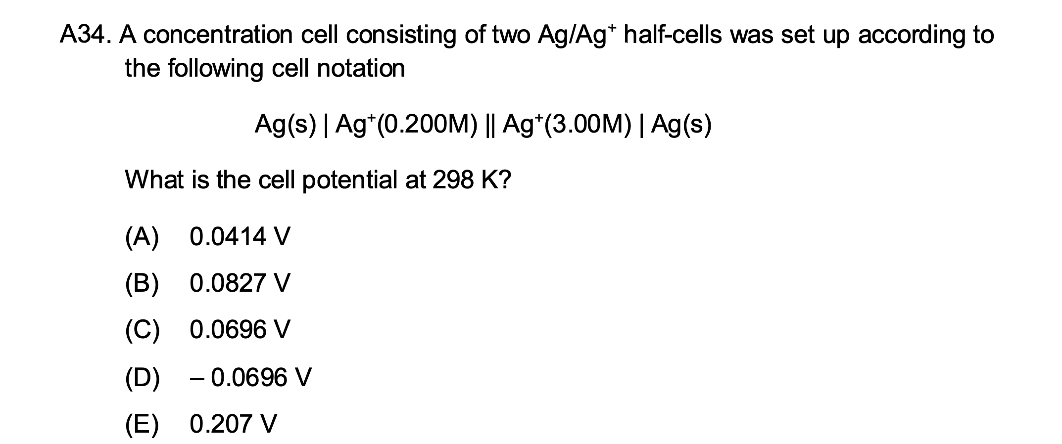 Solved the following cell notation | Chegg.com