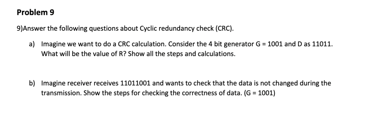 Solved 9)Answer the following questions about Cyclic | Chegg.com