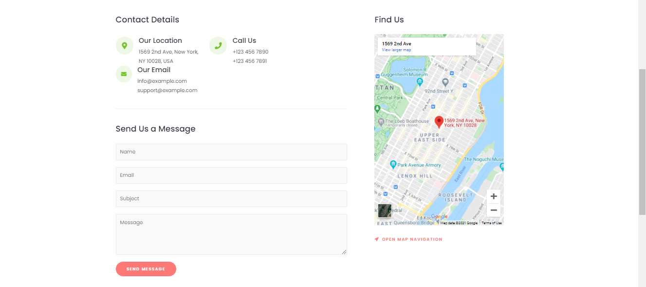 Solved I'd like an HTML code based on a "Contact Us" page | Chegg.com