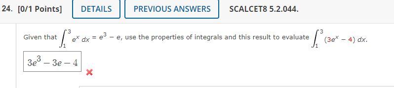 Solved 24. [0/1 Points] DETAILS PREVIOUS ANSWERS SCALCET8 | Chegg.com