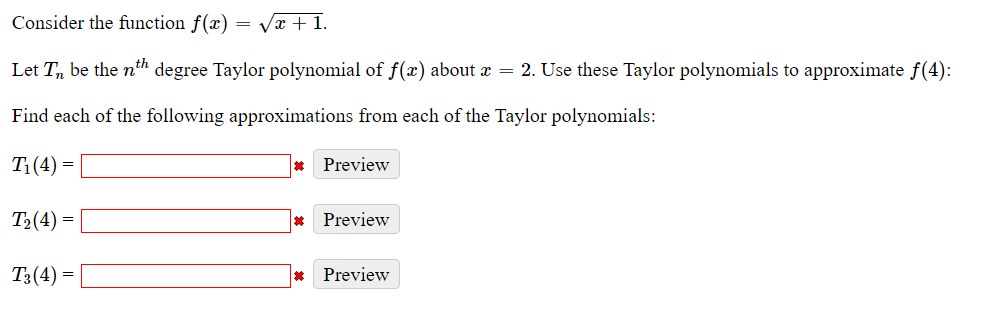 Solved Consider the function f(x)=x+1. Let Tn be the nth | Chegg.com
