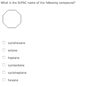 Solved What is the IUPAC name of the following compound? | Chegg.com