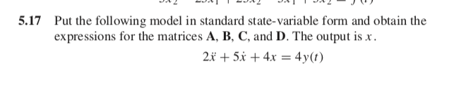 Solved 5.17 Put the following model in standard | Chegg.com