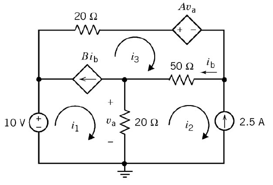 Solved Determine the values of the gains of the dependent | Chegg.com