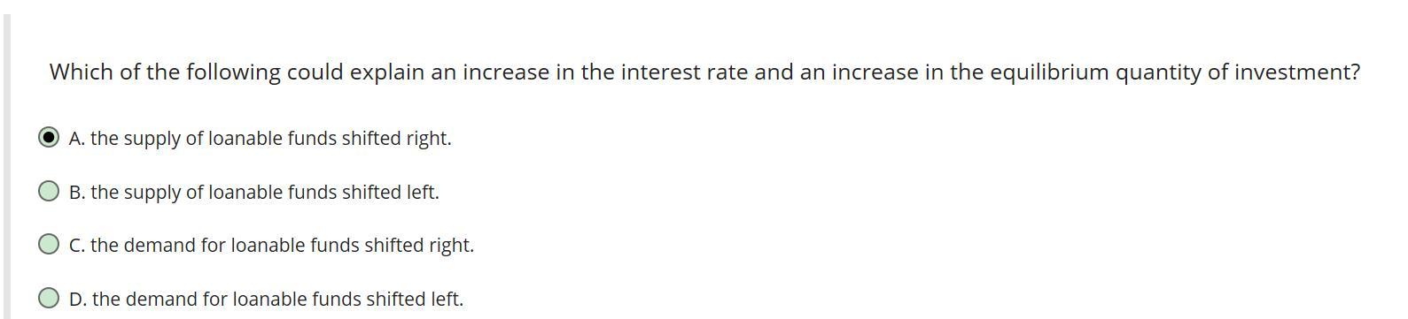 Solved Which of the following could explain an increase in | Chegg.com