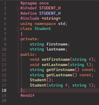 Solved C++. Please make sure to have 2 header and 3 Cpp | Chegg.com