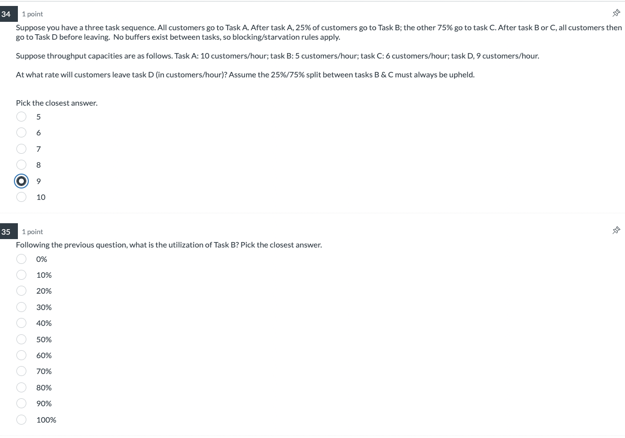 Solved Suppose you have a three task sequence. All customers | Chegg.com