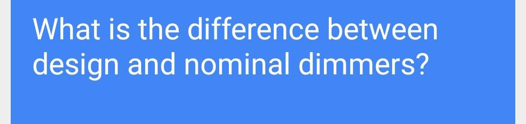 Solved What is the difference between design and nominal | Chegg.com
