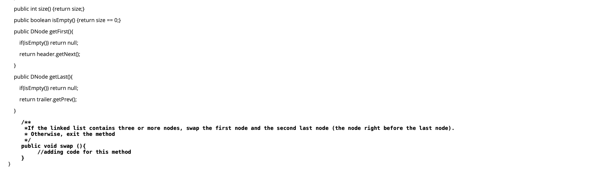 Solved Suppose That A Doubly Linked List Is Implemented As A 