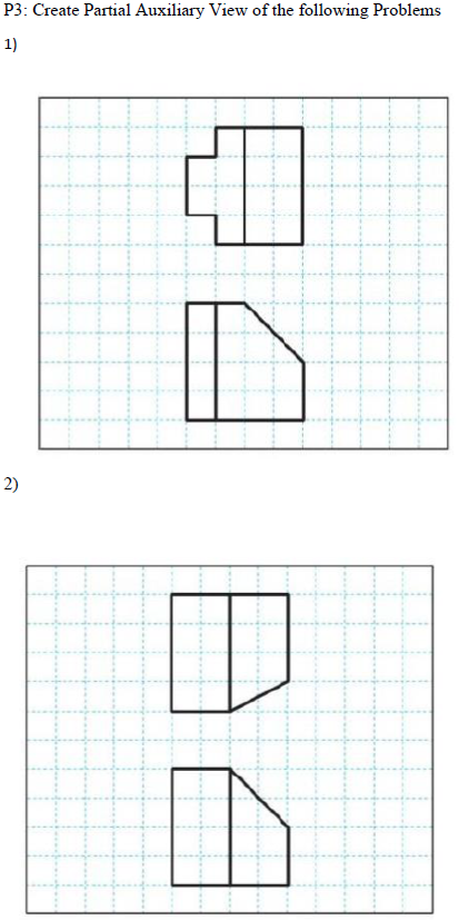 Solved P3: Create Partial Auxiliary View of the following | Chegg.com