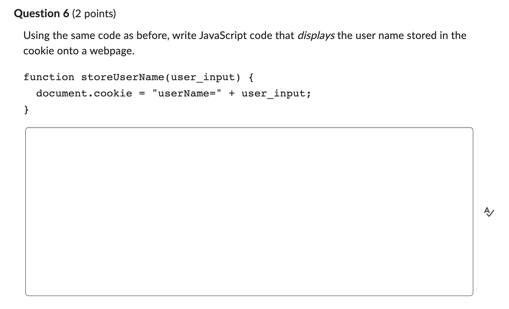 Question 6 (2 points) Using the same code as before, | Chegg.com