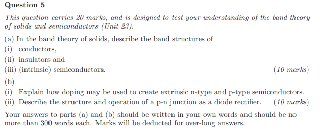 Solved Question 5 This question carries 20 marks, and is | Chegg.com