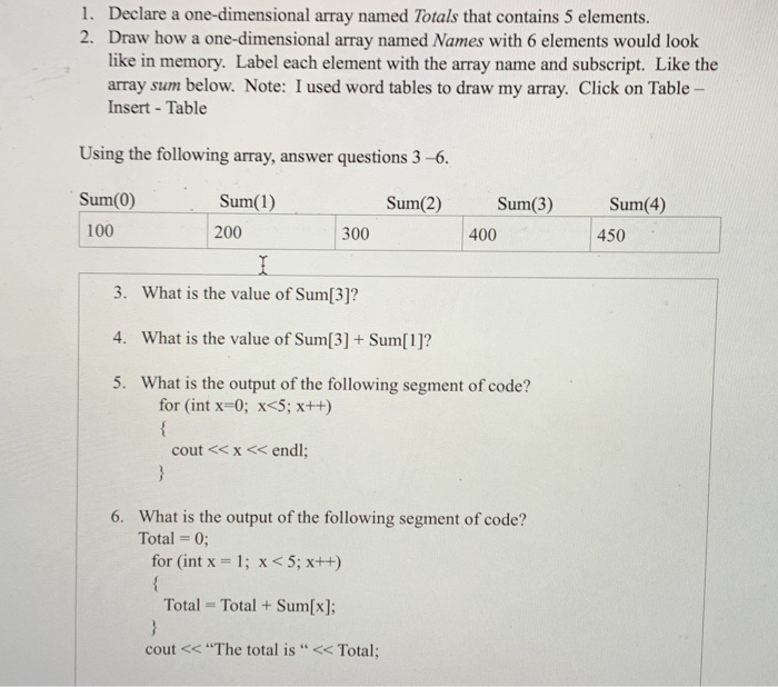 Solved Lab11 1 Using One Dimensional Array Write A Program 9535