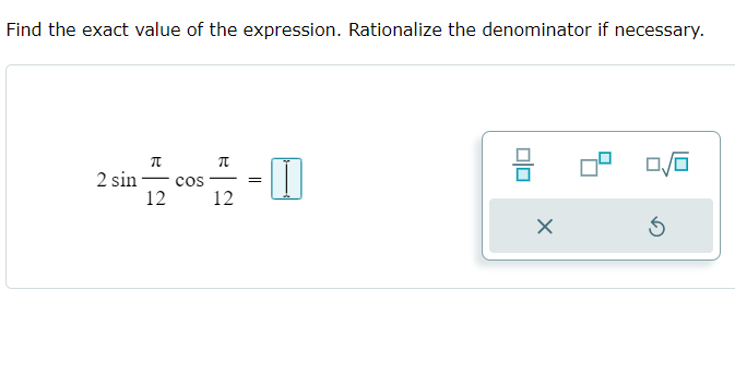Solved Find the exact value of the expression. Rationalize | Chegg.com