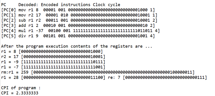 Write a 32-bit type ISA simulation program with the | Chegg.com
