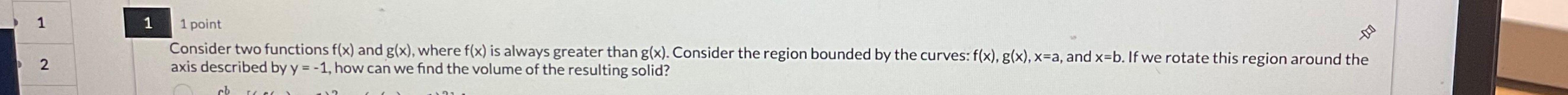 Solved Consider two functions f(x) ﻿and g(x), ﻿where f(x) | Chegg.com