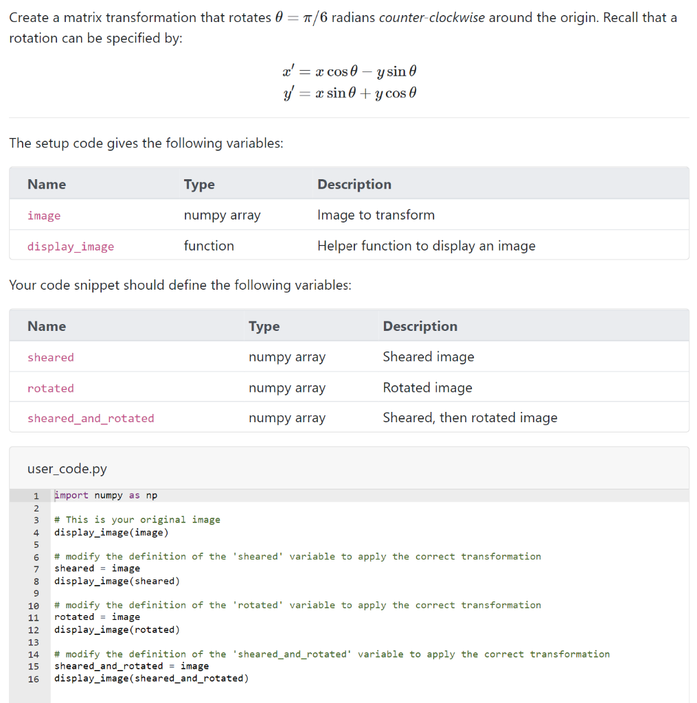 Solved In this week's activity, you saw how matrix operators | Chegg.com