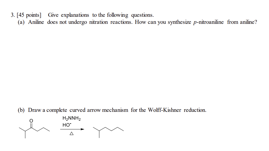 Solved 3. [45 points] Give explanations to the following | Chegg.com