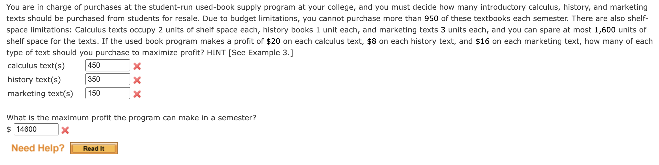 Solved You are in charge of purchases at the student-run | Chegg.com