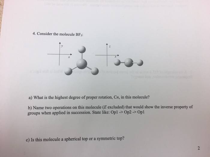Solved 4. Consider the molecule BF3: a) What is the highest | Chegg.com Solved 4. Consider the molecule BF3: a) What is the highest | Chegg.com