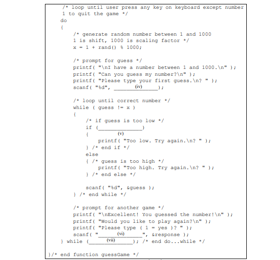 Solved /* loop until user press any key on keyboard except | Chegg.com