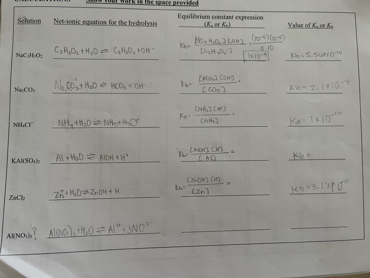 Solved \begin{tabular}{|llll|} \hline Solution & Net-ionic | Chegg.com