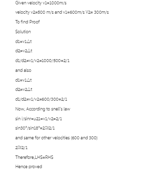 Lab 1e) Interval velocity (VINT) calculation from the | Chegg.com