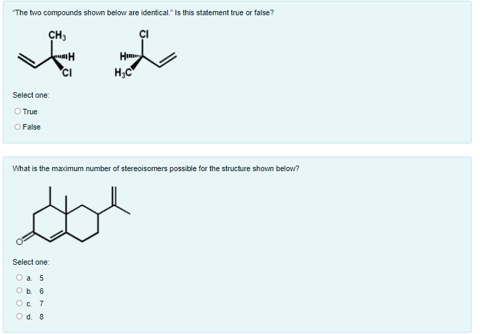 Solved "The two compounds shown below are identical." Is | Chegg.com