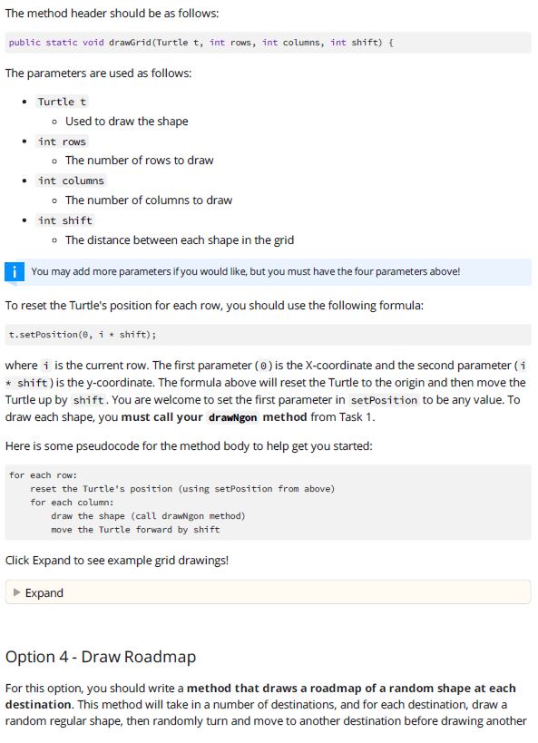 Solved Q Background By writing parameterized methods, your | Chegg.com