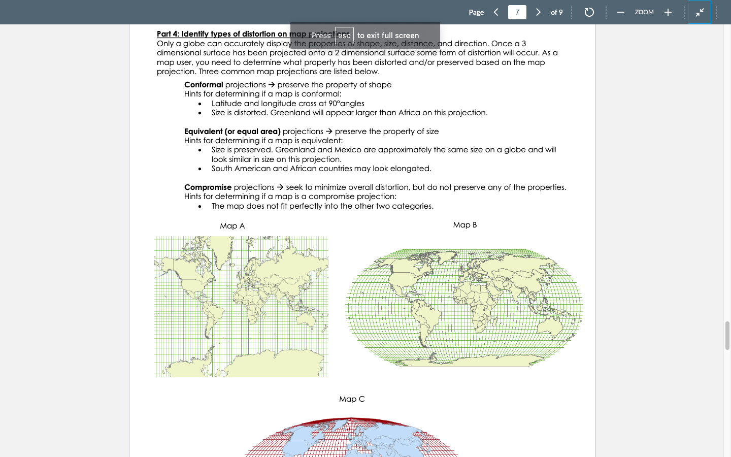Solved Page 7 > of 9 ZOOM + ** Part 4: Identify types of | Chegg.com
