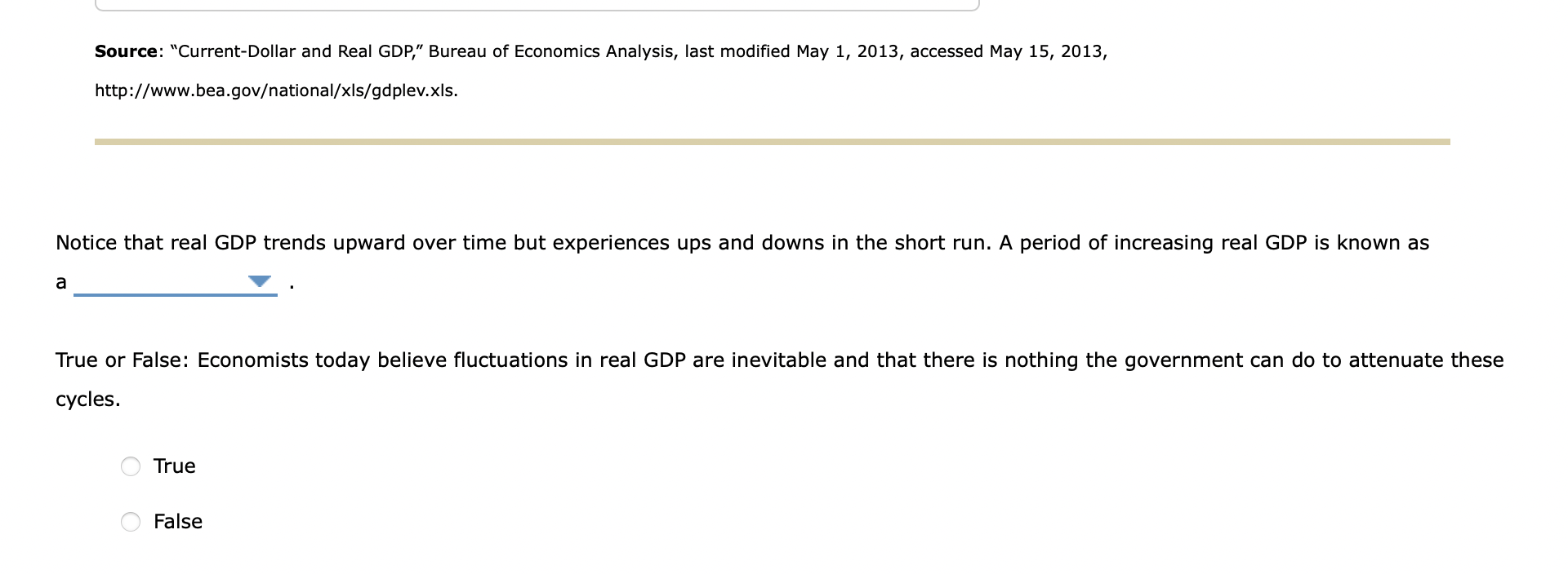 Solved REAL GDP (Billions of dollars) Source: | Chegg.com