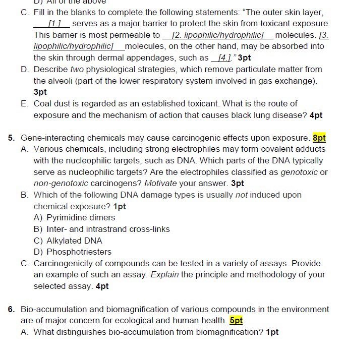Solved C. Fill in the blanks to complete the following | Chegg.com