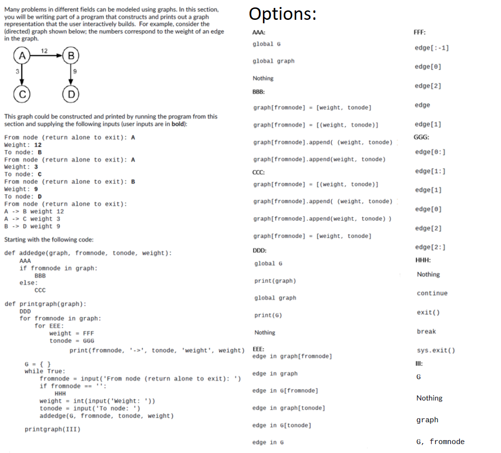 Solved Question: What should AAA, BBB, CCC, DDD, EEE, | Chegg.com
