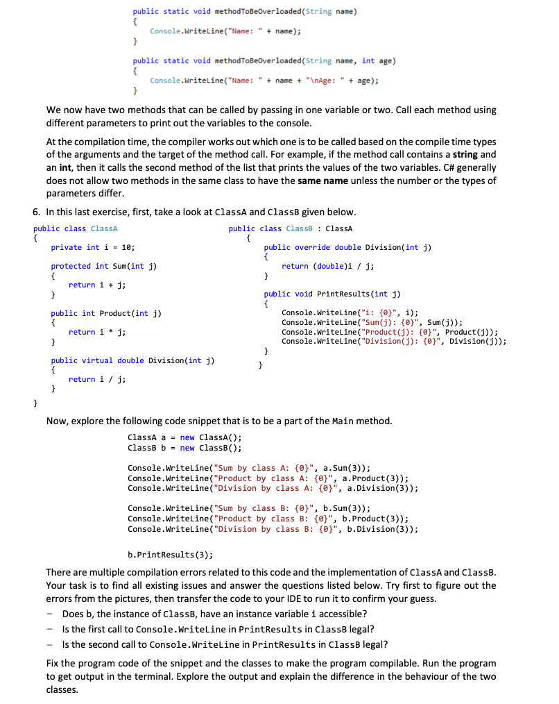 Solved STEP 5: It is time to be creative; so decide on a new | Chegg.com
