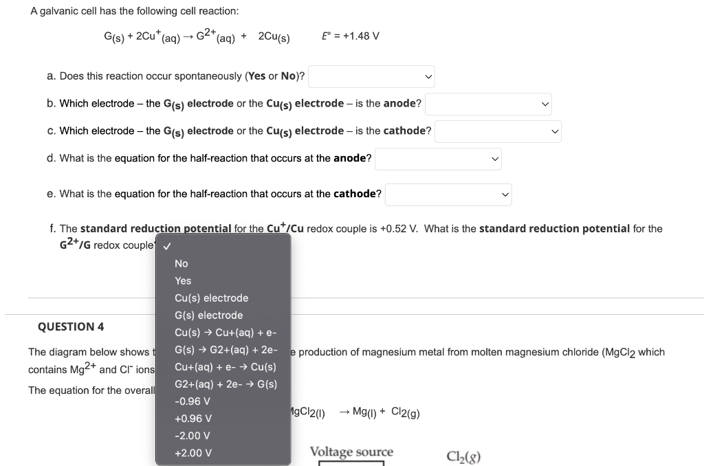 Solved The half- reactions occurring in zinc dry cell | Chegg.com