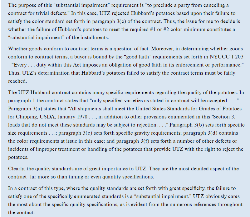 What is the perfect tender rule? How does this | Chegg.com