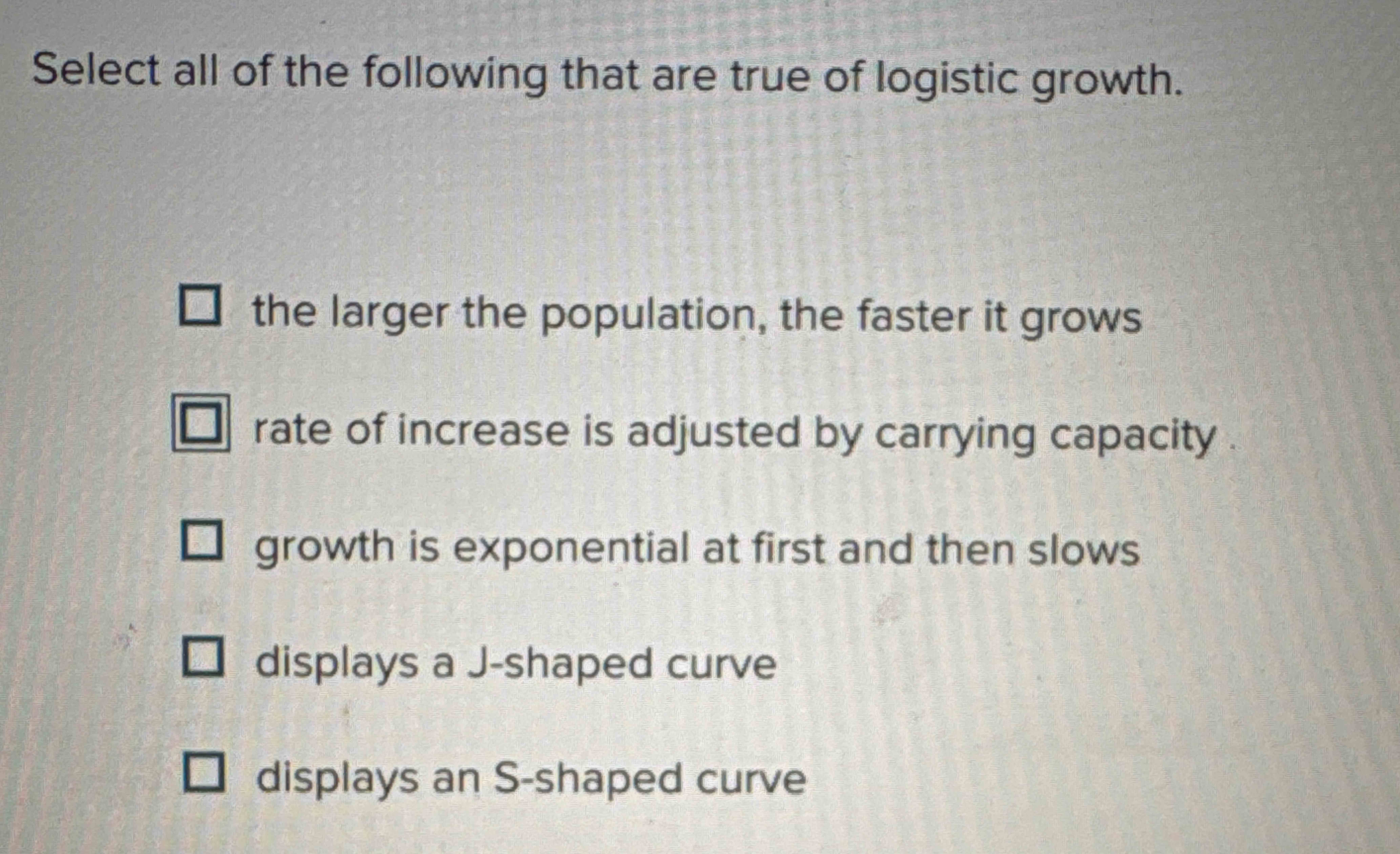 Solved Select all of the following that are true of logistic | Chegg.com