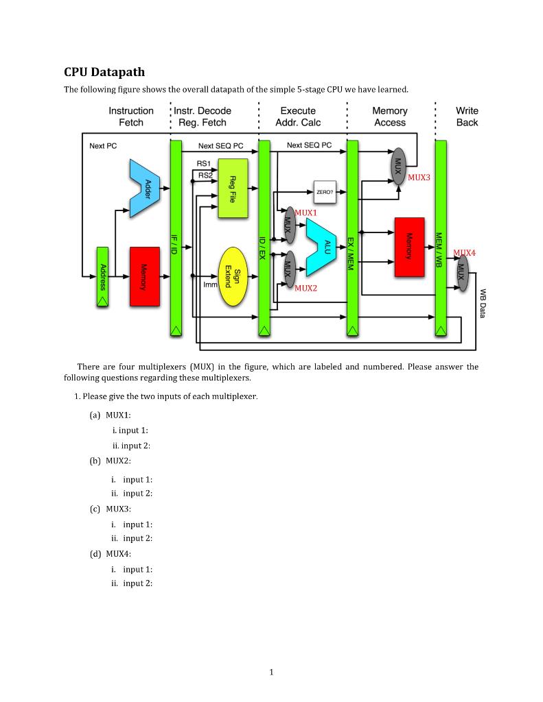 I need help the answers of a, b, c, d | Chegg.com